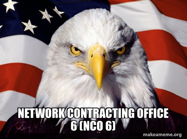 Network Contracting Office 6 (NCO 6) - American Pride Eagle Meme Generator