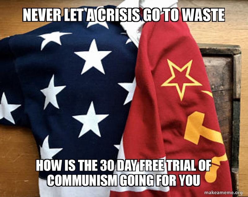 Never let a crisis go to waste how is the 30 day free trial of ...