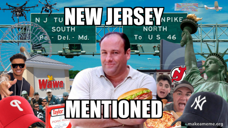 New Jersey Mentioned Meme Generator