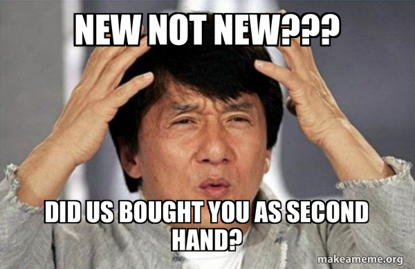 New not new??? Did us bought you as second hand? - Jackie Chan Why ...