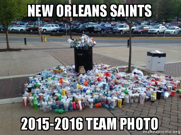 New Orleans Saints 2015-2016 Team Photo - Canadian Football Fans meme ...