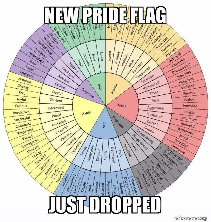 new pride flag just dropped Meme Generator