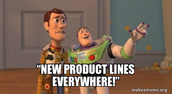 “New product lines everywhere!” - Buzz and Woody (Toy Story) Meme Meme ...