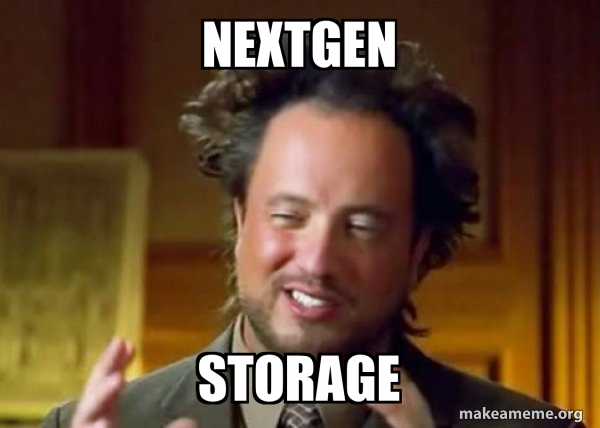 NExtgen Storage - Ancient Aliens - Crazy History Channel Guy Meme Generator