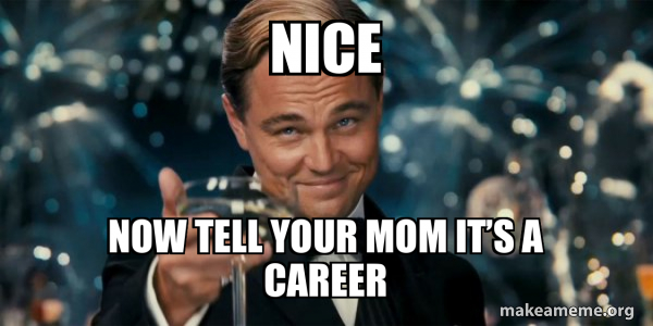 Nice Now tell your mom it’s a career - Great Gatsby Reaction - Leonardo ...