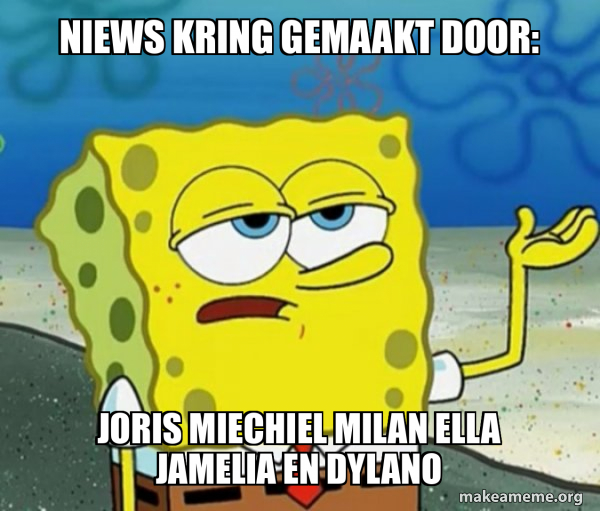Niews kring gemaakt door: Joris Miechiel Milan Ella Jamelia en Dylano ...