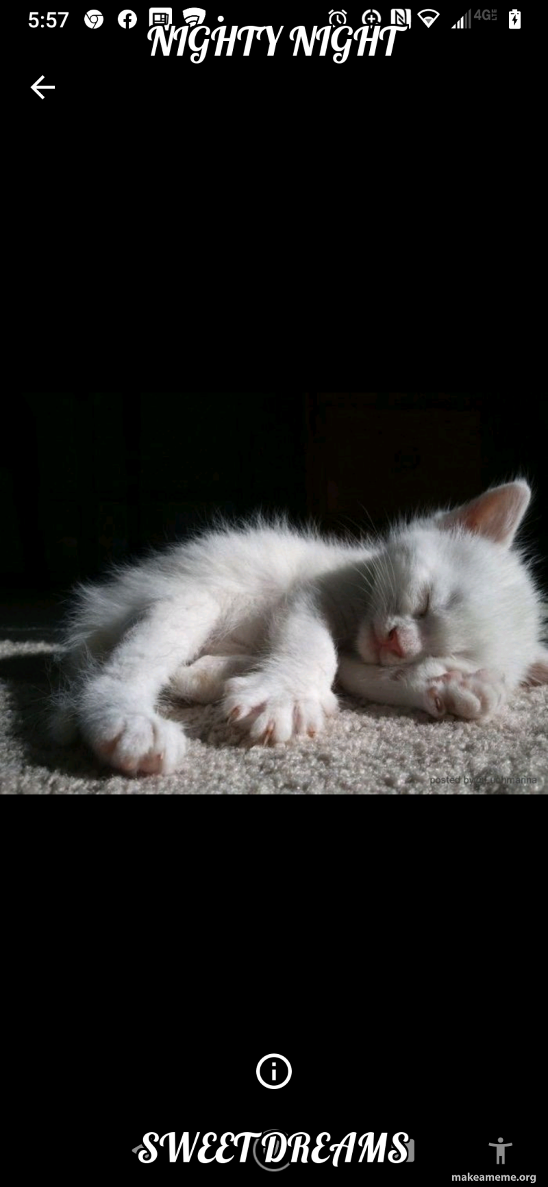 Nighty Night Sweet Dreams Meme Generator