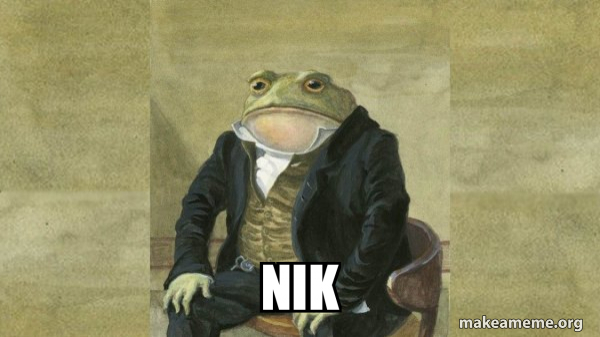 Nik - Colonel Toad Meme Generator