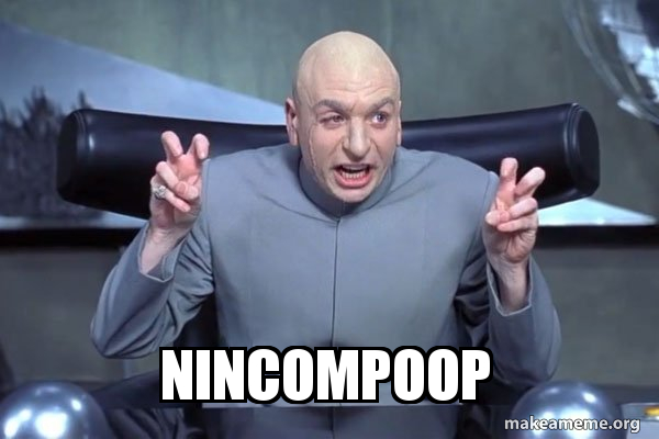 Nincompoop - Dr Evil Austin Powers Meme Generator