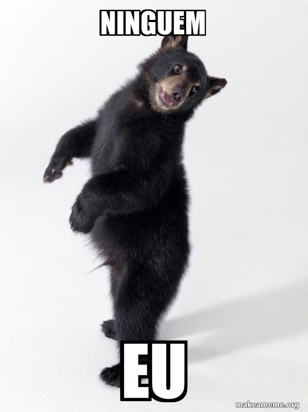 ninguem eu - Super Bear'd Meme Generator