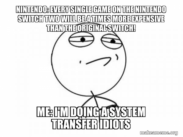 Nintendo: every single game on the nintendo switch two will be 4 times ...