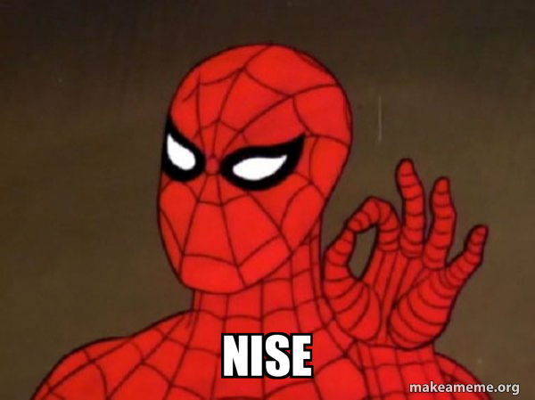 nise - Spiderman - Care factor Zero Meme Generator