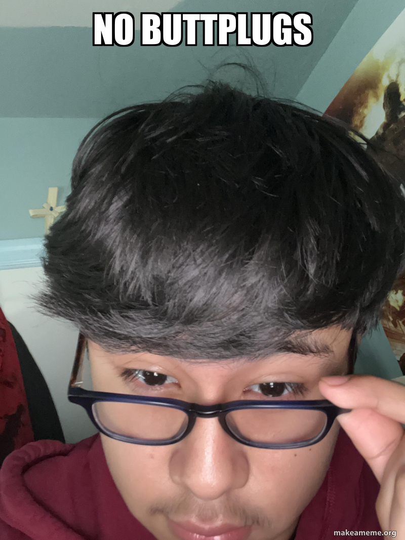 No buttplugs Meme Generator