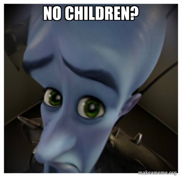 no children? Meme Generator