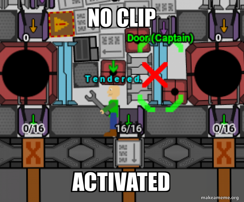 No clip activated Meme Generator