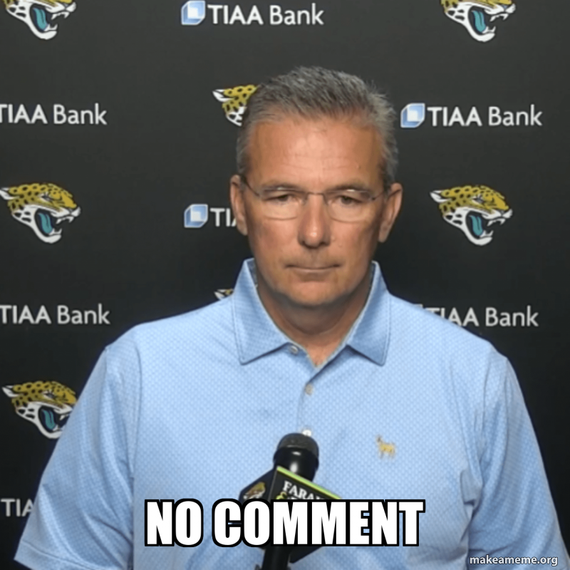 No comment Meme Generator