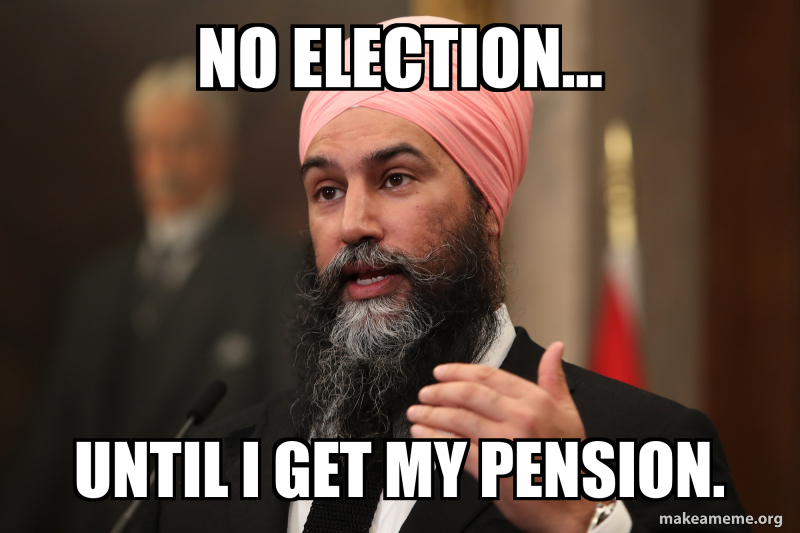 No Election… Until i get my pension. Meme Generator
