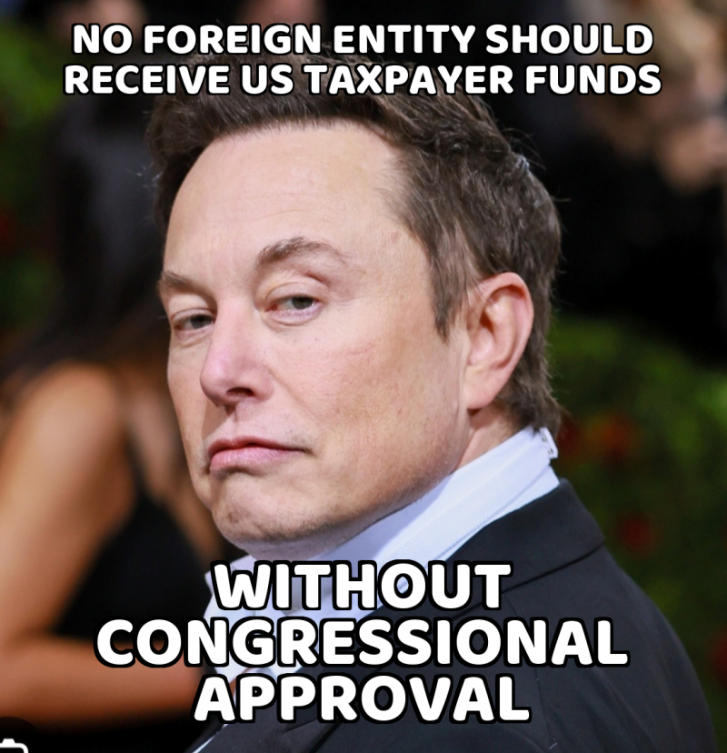 No foreign entity should receive us taxpayer funds Without ...