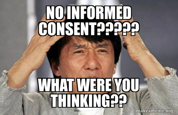 No informed consent????? what were you thinking?? - Jackie Chan Why ...