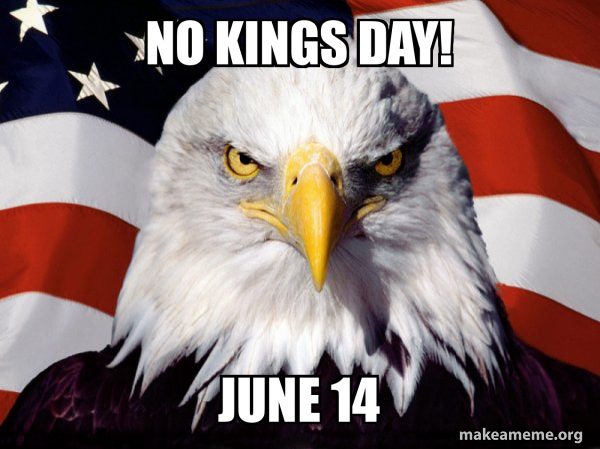 No kings day! June 14 - American Pride Eagle Meme Generator