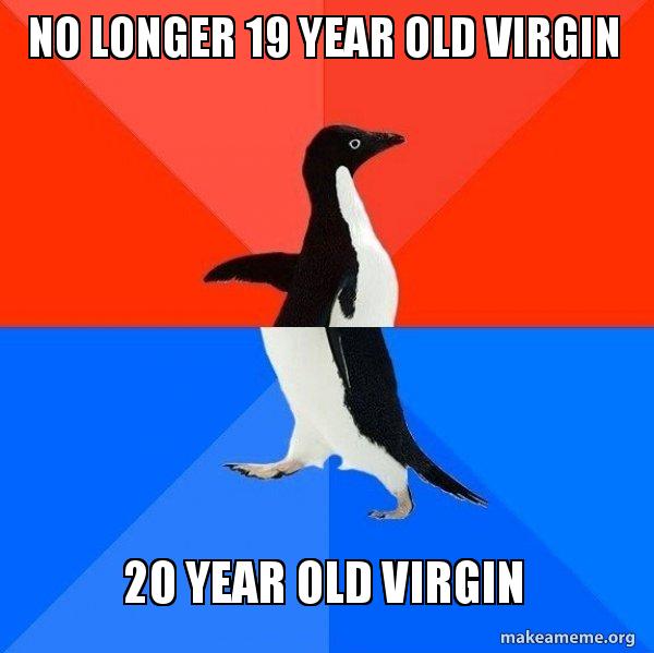 No longer 19 year old virgin 20 year old virgin - Socially Awesome ...