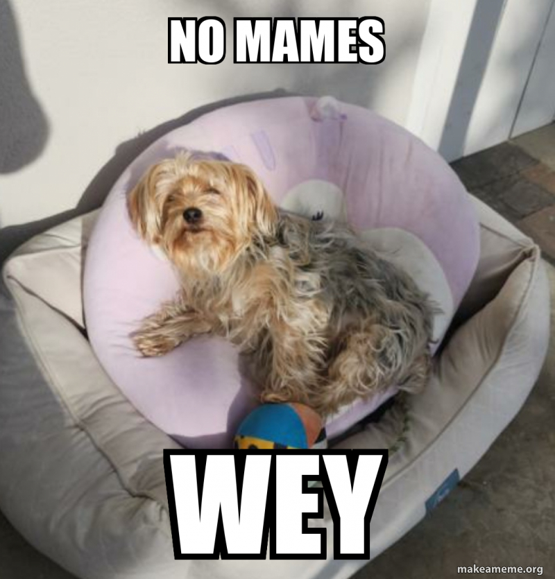 No mames Wey Meme Generator