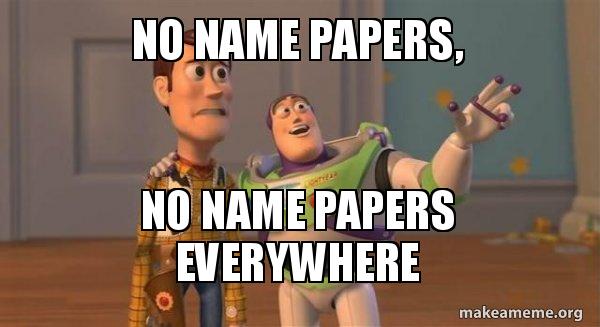 no name papers, no name papers everywhere - Buzz and Woody (Toy Story ...
