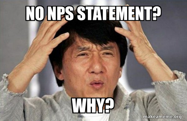No NPS statement? WHY? - Jackie Chan Why? Meme Generator