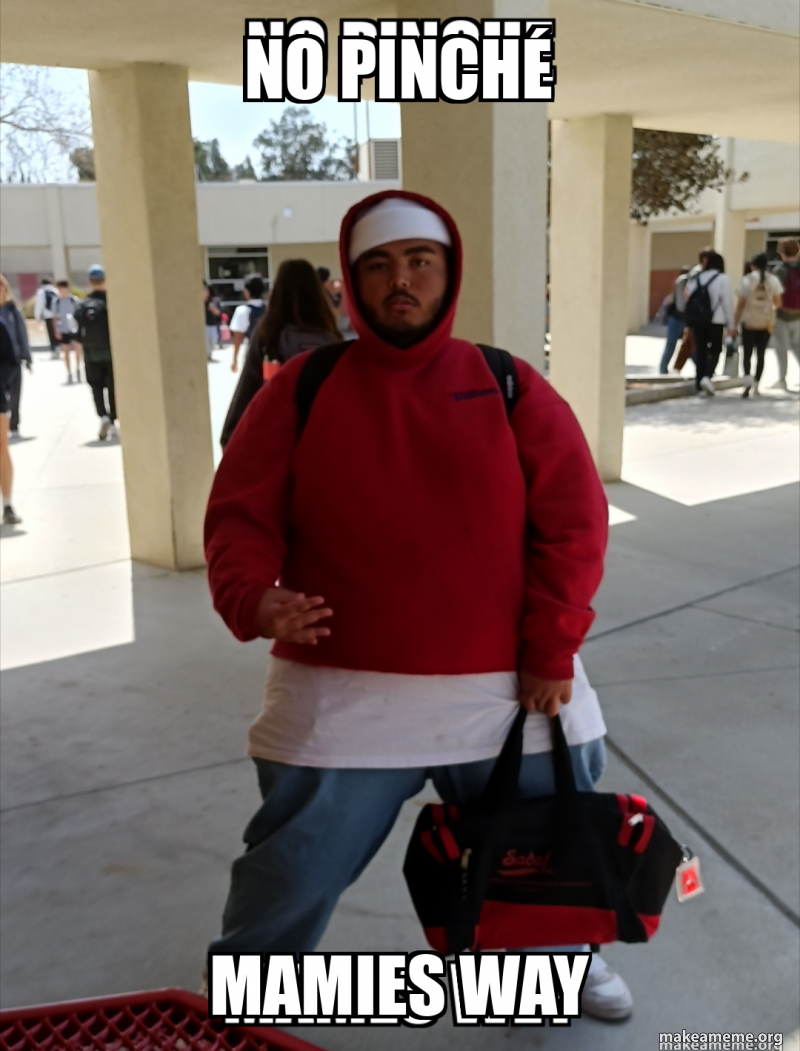 No PINCHÉ Mamies way Meme Generator