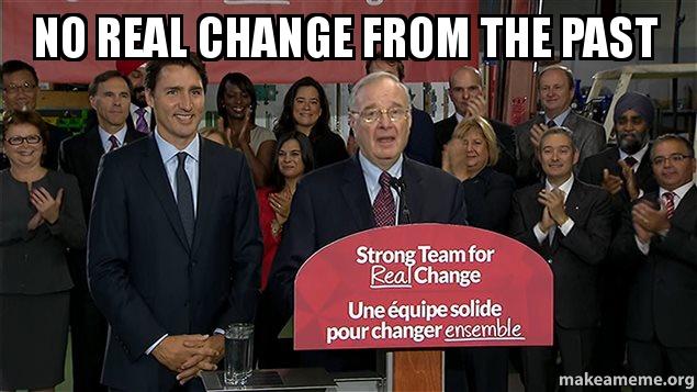 NO REAL CHANGE FROM THE PAST Meme Generator