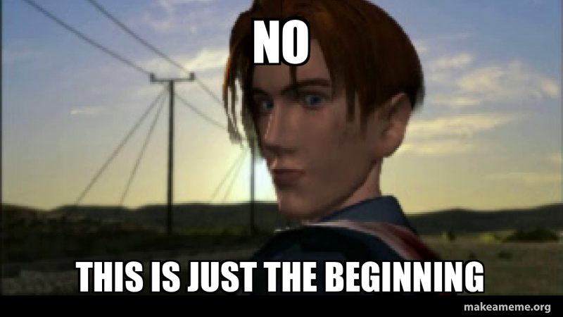 No This is just the beginning Meme Generator