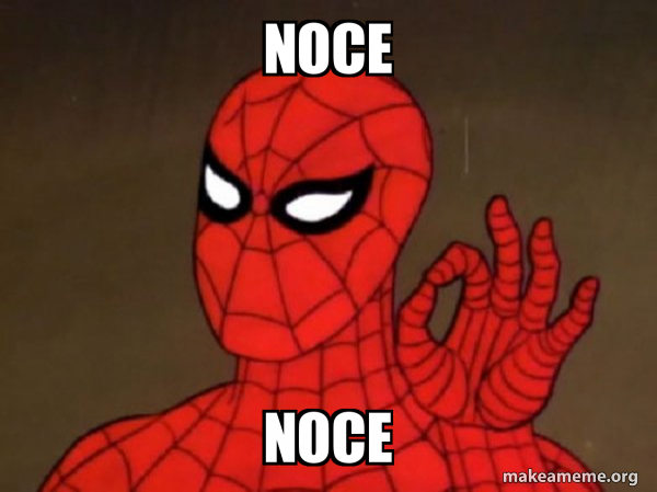 noce noce - Spiderman - Care factor Zero Meme Generator