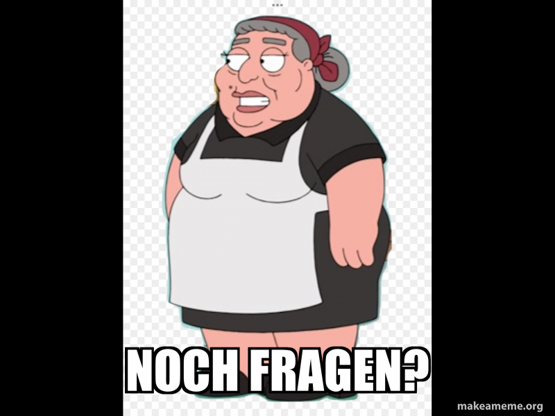 Noch fragen? Meme Generator