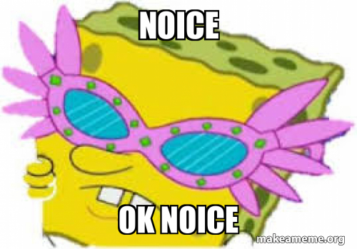 noice ok NOICE Meme Generator