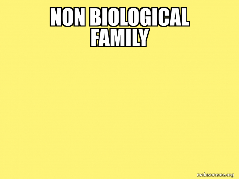 Non biological family Meme Generator