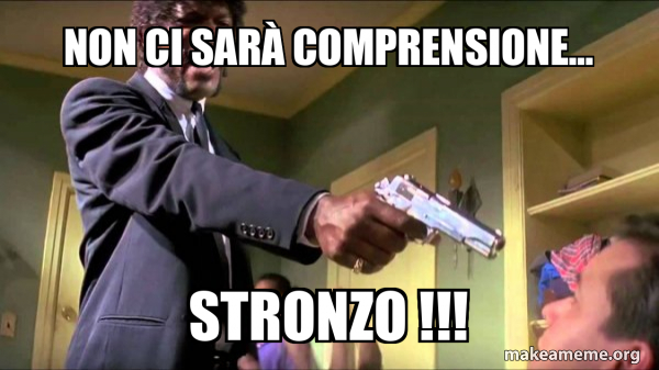 Non ci sarà comprensione... STRONZO !!! - Samuel L. Jackson Say What ...