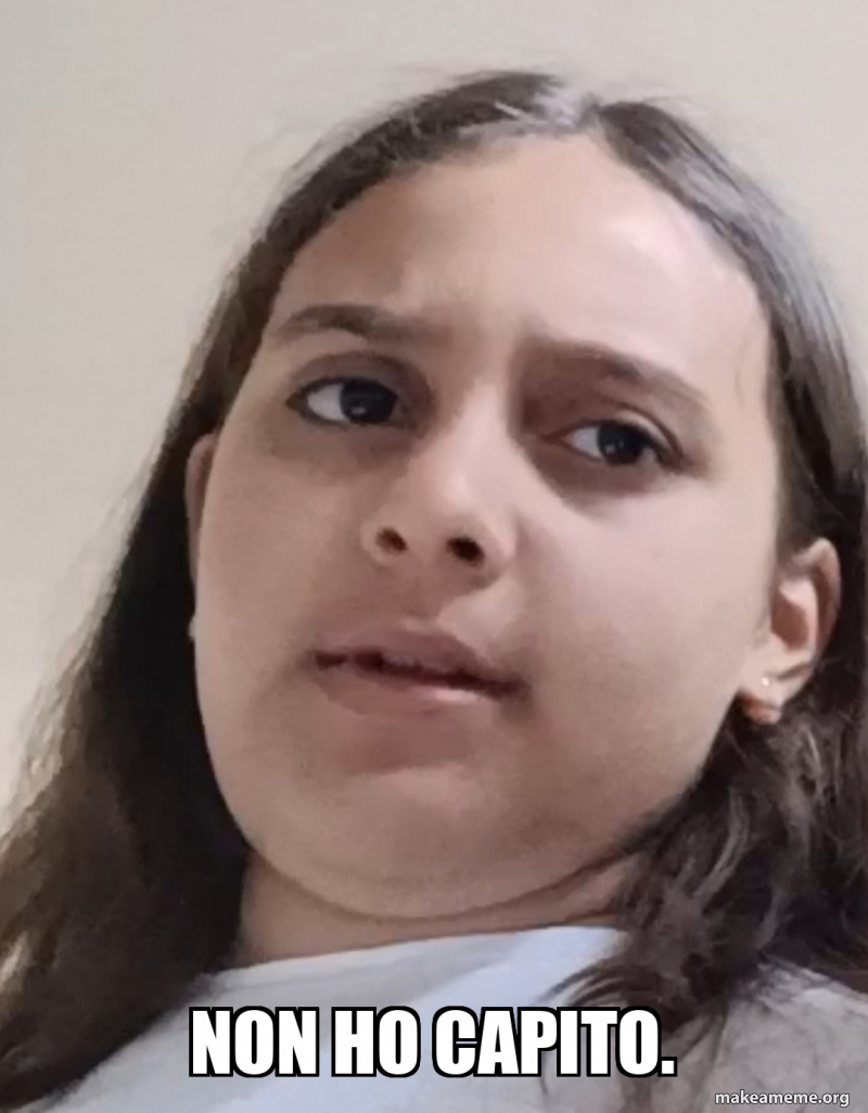 Non ho capito. Meme Generator