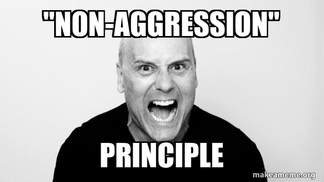 "non-aggression" principle Meme Generator