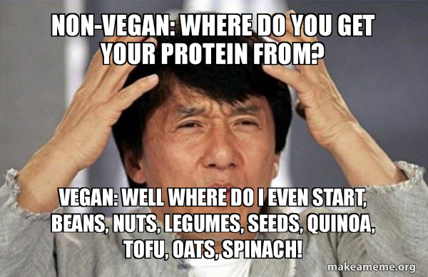 Vegan Protein Meme