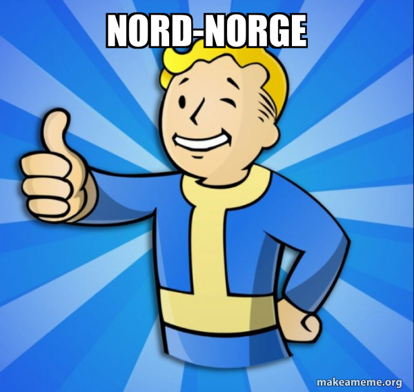 Nord-Norge - Vault Boy Fallout 4 game Meme Generator