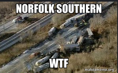 NORFOLK SOUTHERN WTF Meme Generator