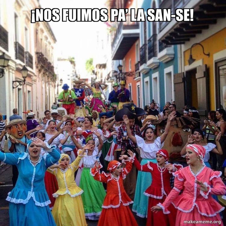 ¡nos fuimos pa’ la san-se! Meme Generator