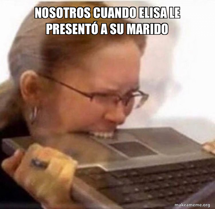 Nosotros cuando elisa le presentó a su marido Meme Generator
