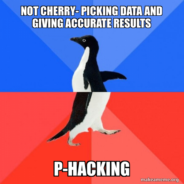 Not Cherry- Picking Data and Giving Accurate Results P-Hacking ...