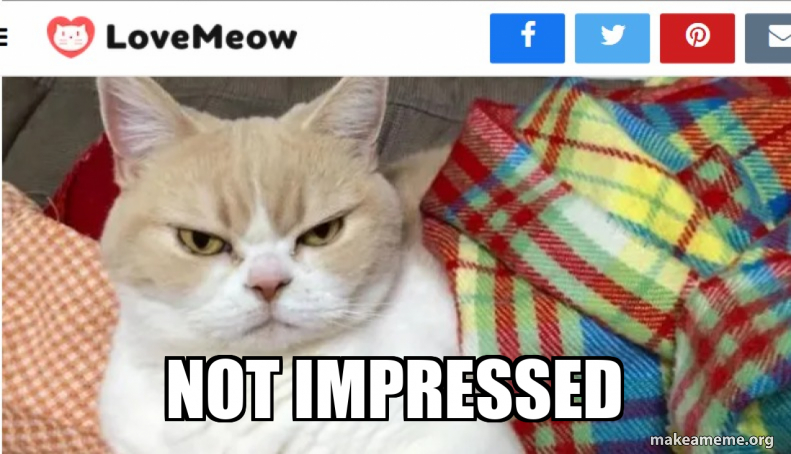 Not impressed Meme Generator