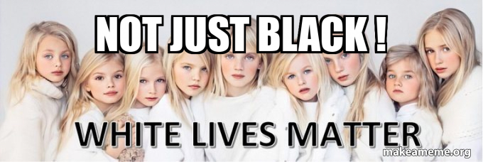 not just black ! Meme Generator