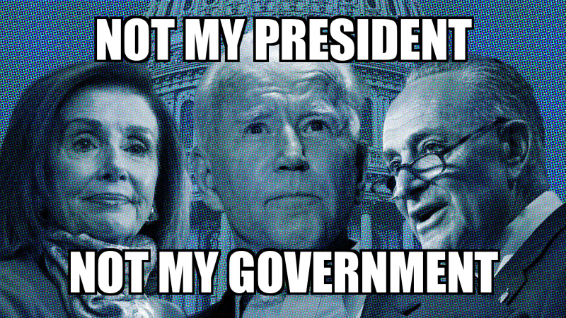 not my president not my government Meme Generator