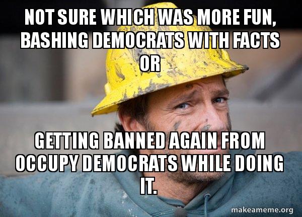 Not sure which was more fun, bashing Democrats with facts or getting ...