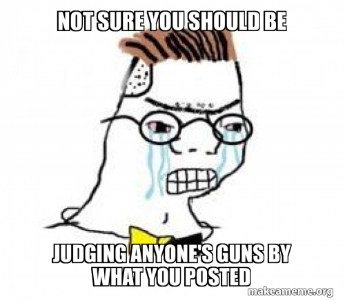 Not Sure You Should Be Judging Anyone's Guns by What You Posted Meme ...