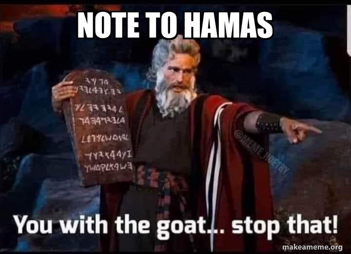 note to hamas Meme Generator